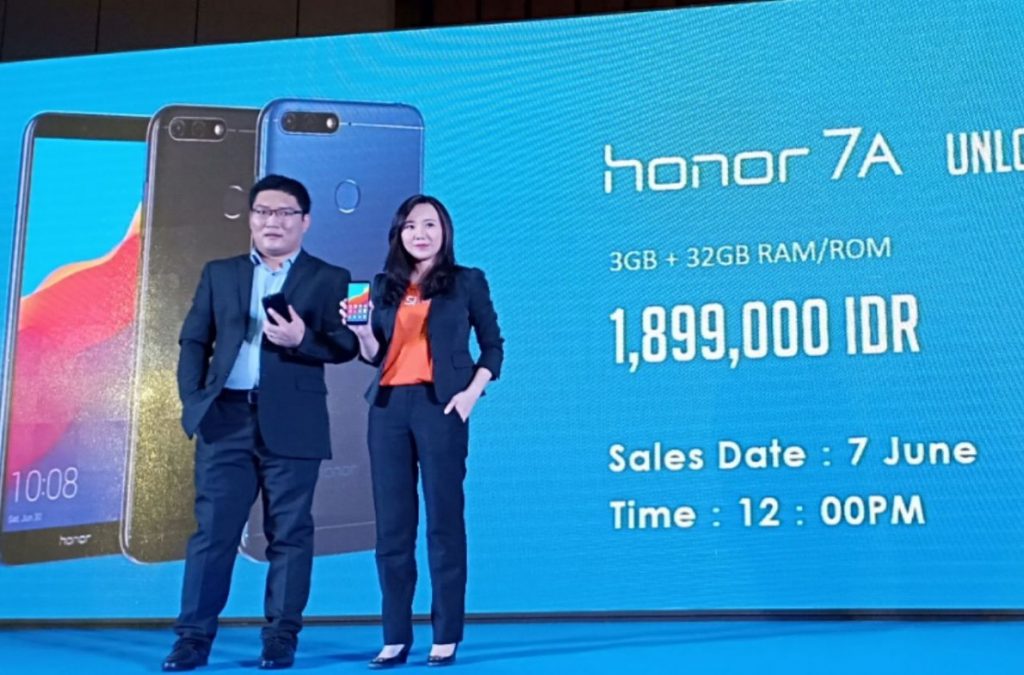 Honor 7A Tawarkan Kamera Ganda, Face Unlock & Full View Display