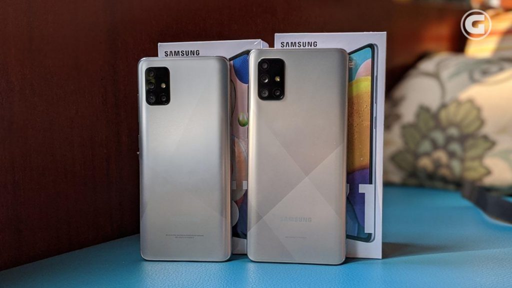 Samsung Galaxy A51 & A71 Fresher with New Color, Haze Crush Silver ...