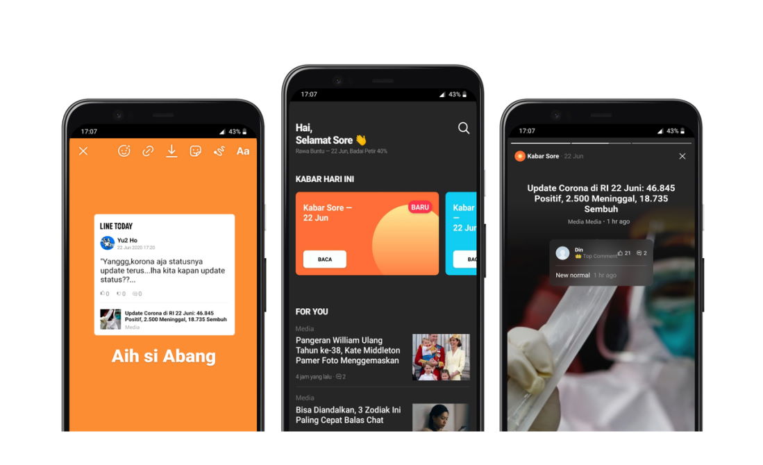 LINE TODAY Releases New Features with AiRS Technology - Gizmologi.id