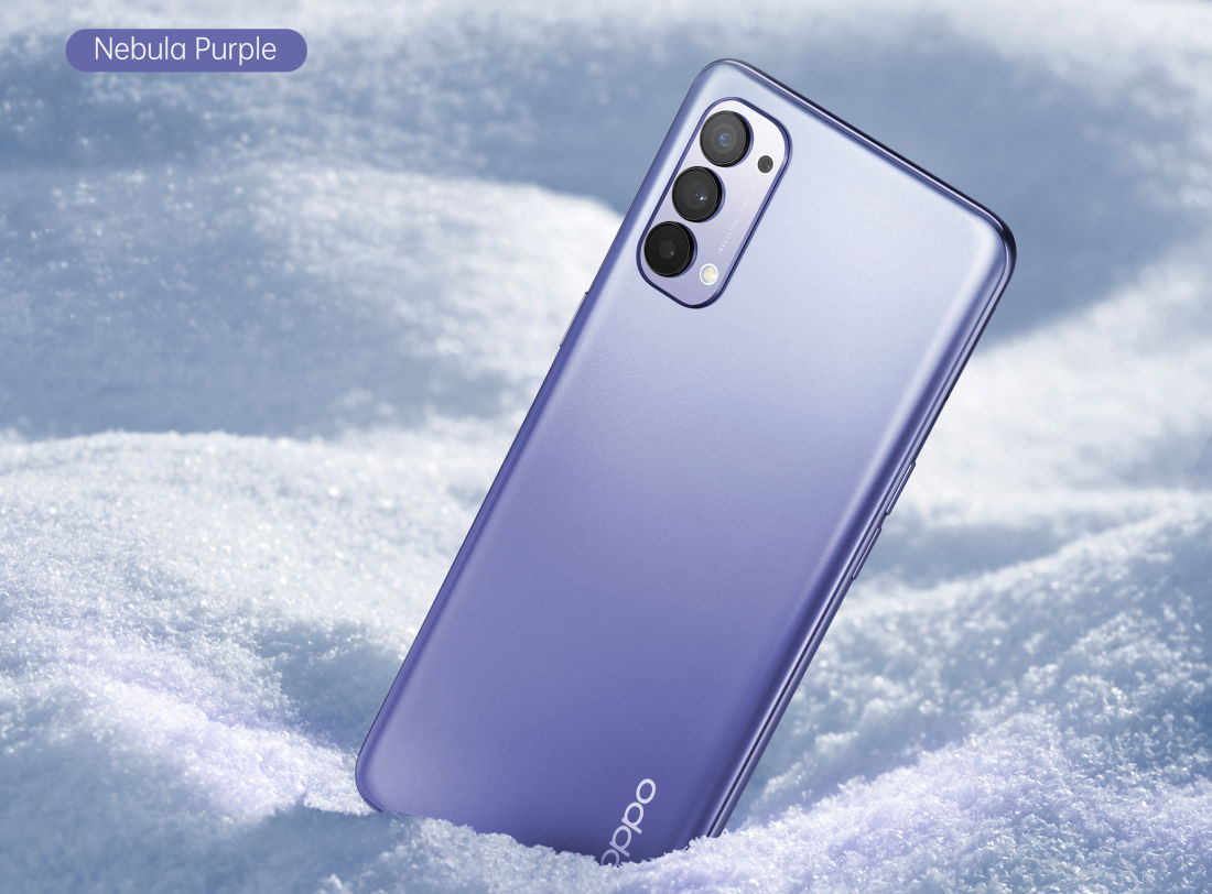 OPPO Reno4 Hadir dengan Varian Warna Baru: Nebula Purple - Gizmologi.id