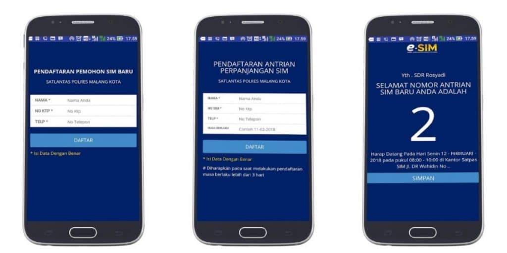 Aplikasi Perpanjang SIM & Bikin SIM Baru Online Mulai April!