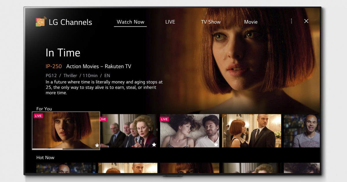 LG Channels Enhances Free Premium Streaming Service