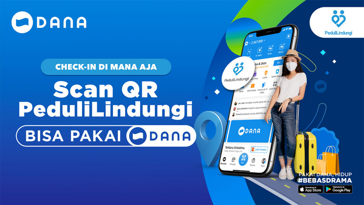 PeduliLindungi Application Can Be Accessed Through DANA Digital Wallet - Gizmologi.id