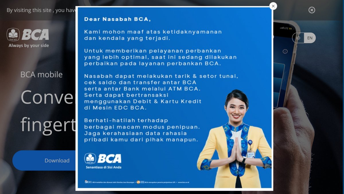 BCA Mobile Error, Netizens Cannot Make Online Transactions - Gizmologi.id