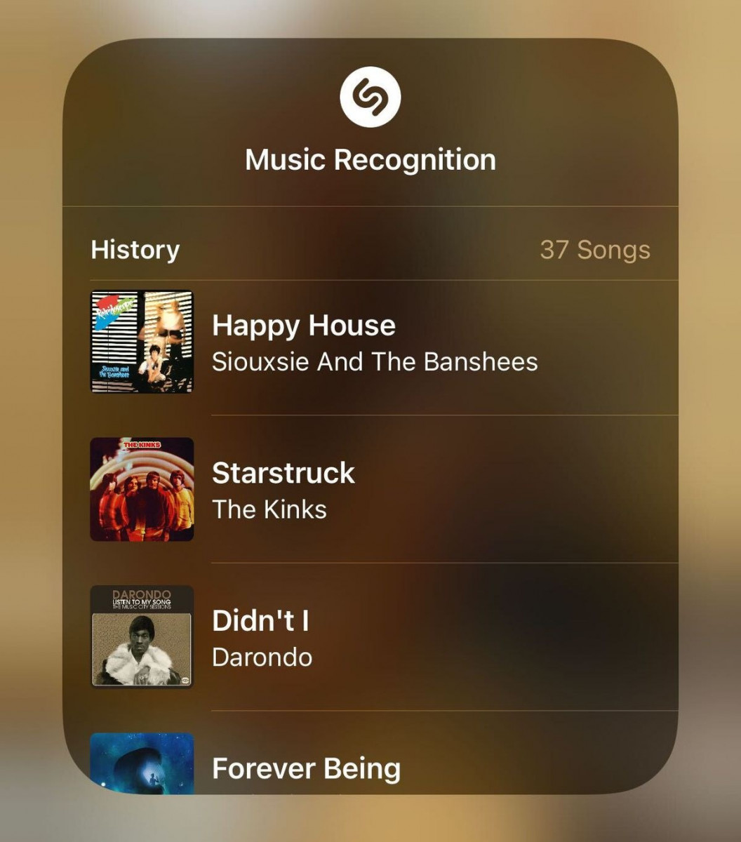 Shazam Feature on iPhone Now Automatically Saves Song Recognition ...