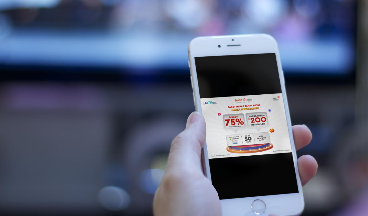 Paket IndiHome Jitu, Internet Unlimited Mulai Rp200 Ribu
