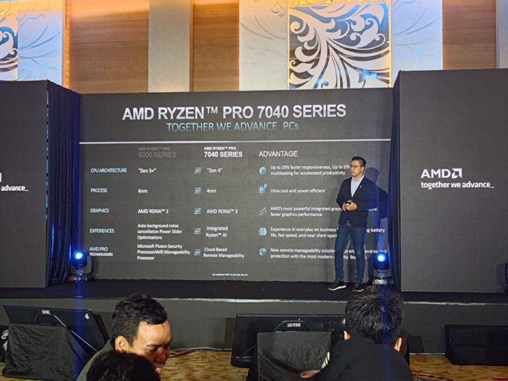 AMD Ryzen Pro 7040 Series, Prosesor Laptop yang Ditenagai AI - Gizmologi.id