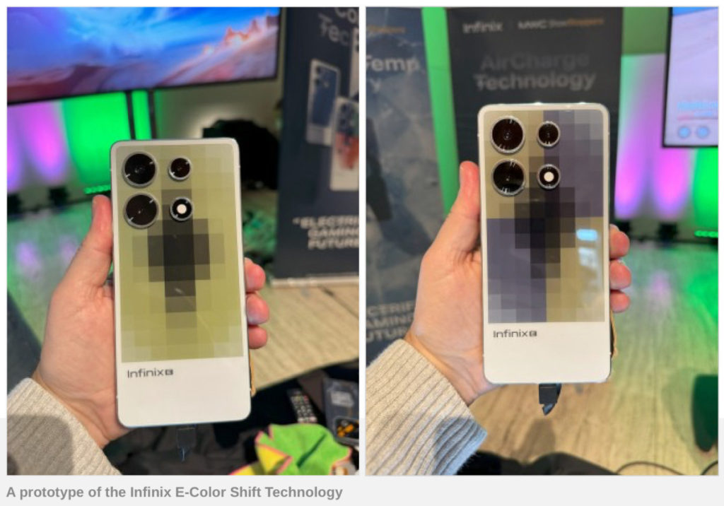 Uniknya! Bodi HP Infinix Bisa Ganti Warna Dengan Teknologi E Ink ...