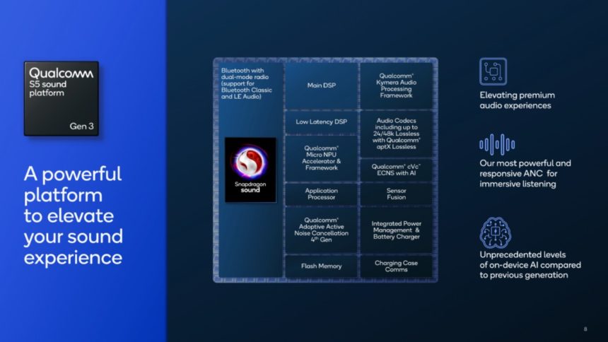 Qualcomm S5 Gen 3, Cip Audio Generasi Lanjut dengan Akselerasi AI & ANC ...