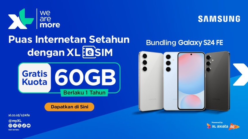 Welcoming the New Year, XL Axiata Bundling Samsung Galaxy S24 FE with ...