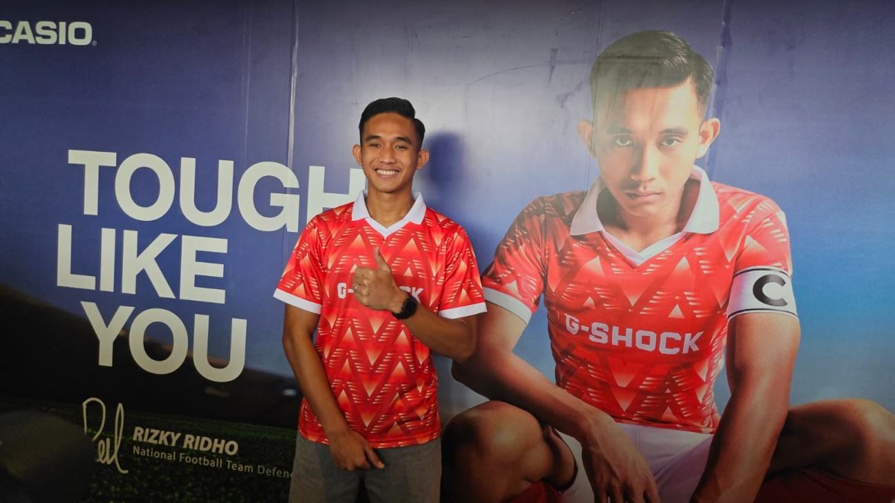 Rizky Ridho Brand Ambassador G-Shock, Wearing High School Watch