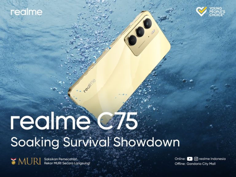 Siap Bawa IP69 di Rp2 Jutaan & Pecahkan Rekor MURI, realme C75 Bakal ...